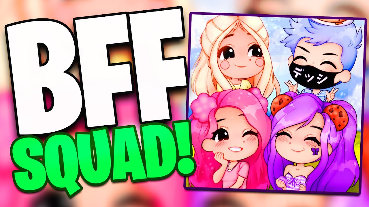 The COOLEST BFF squad roblox face reveal! - YouTube