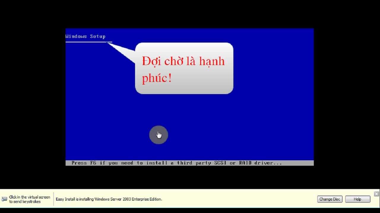 hướng dẫn cài windows server 2k3 - YouTube