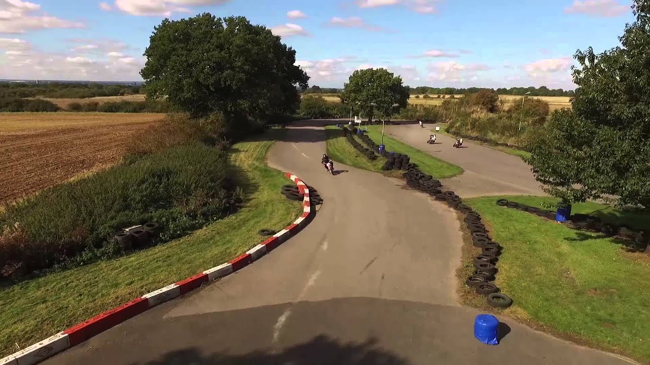 BMB Drone Cam at Stretton Track day: September 2015 - YouTube