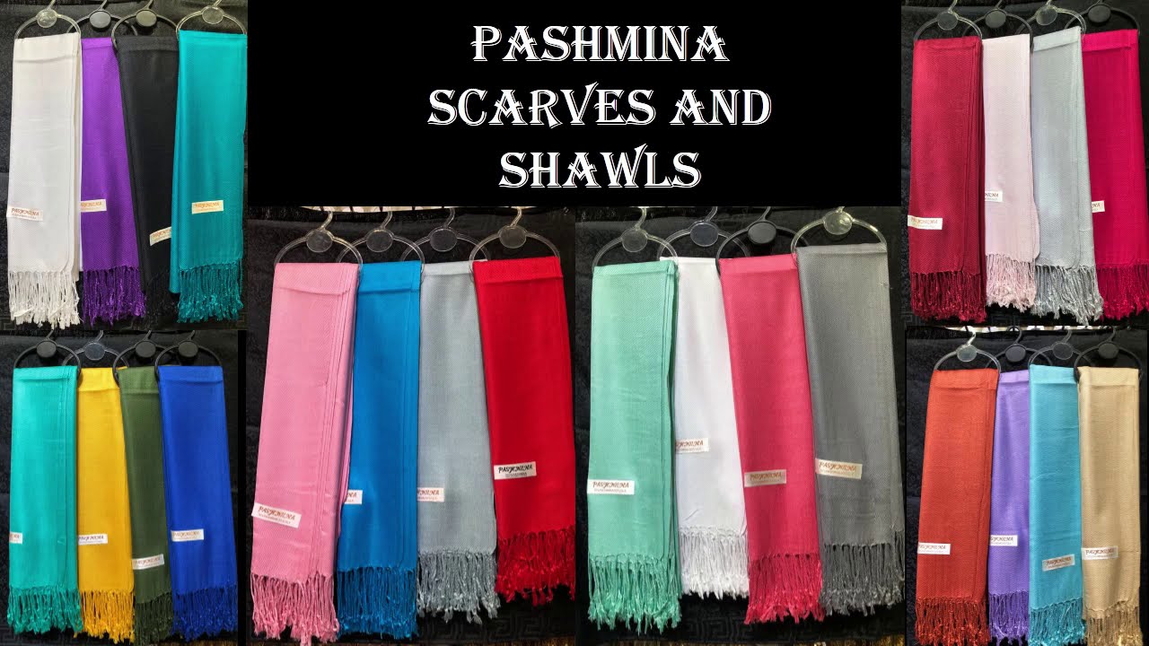 Pashmina Scarves And shawls | Winter Scarfs - YouTube
