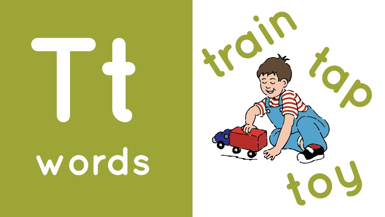 Words starting with T | phonics | initial sound - YouTube
