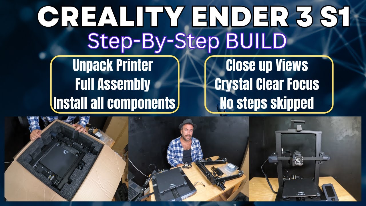 Complete Build / Assembly - Creality Ender 3 S1 - 3D Printer - YouTube