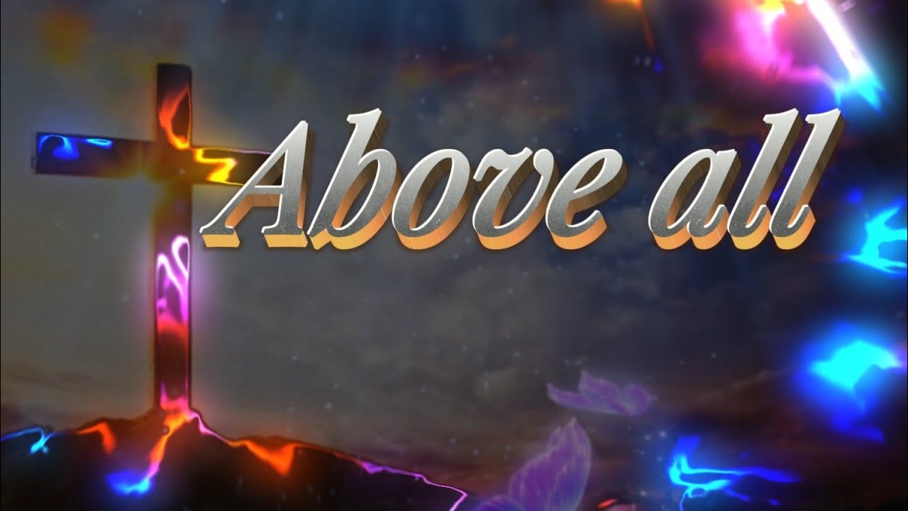 Above all (Instrumental worship Gospel Song) with lyrics - YouTube