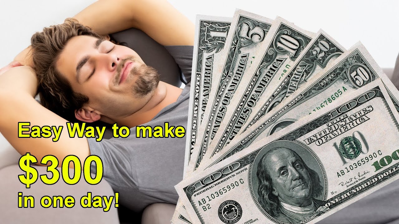 The Easy Way to Make Lazy Money Online ($100+/day) - YouTube
