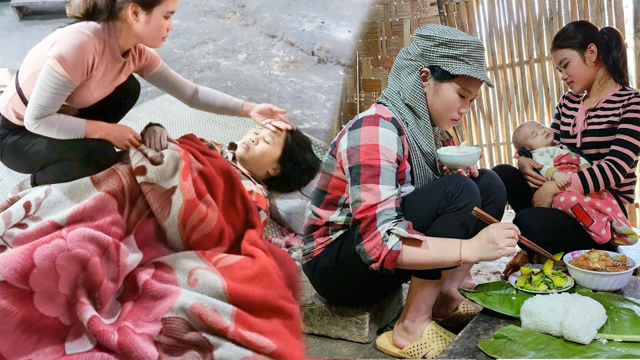 Sick single mother - Harvesting vegetables to sell at the market - Meal ...