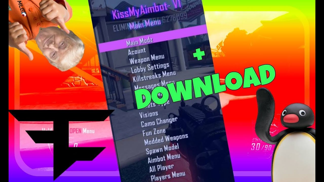 B02 Kiss My Aimbot V1 Mod Menu + Download - YouTube