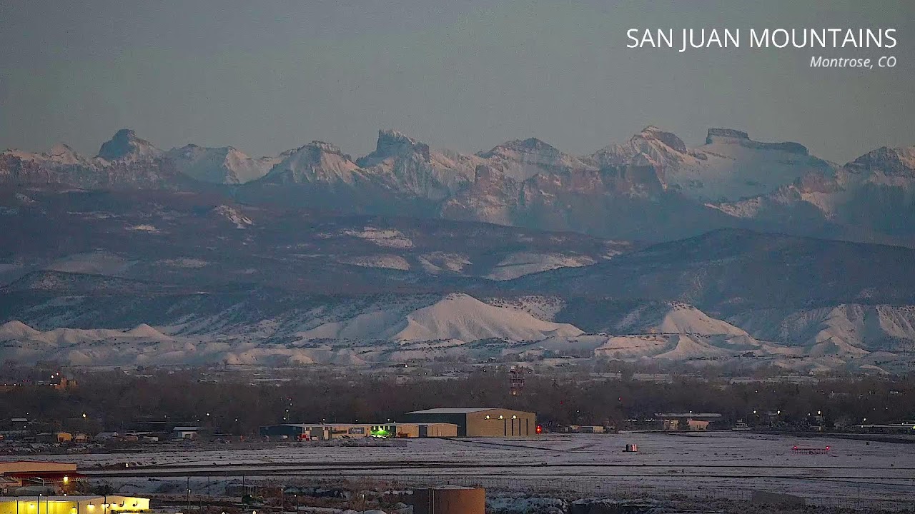 San Juan Mountains Live Stream - Montrose Colorado - December 1st, 2025 ...