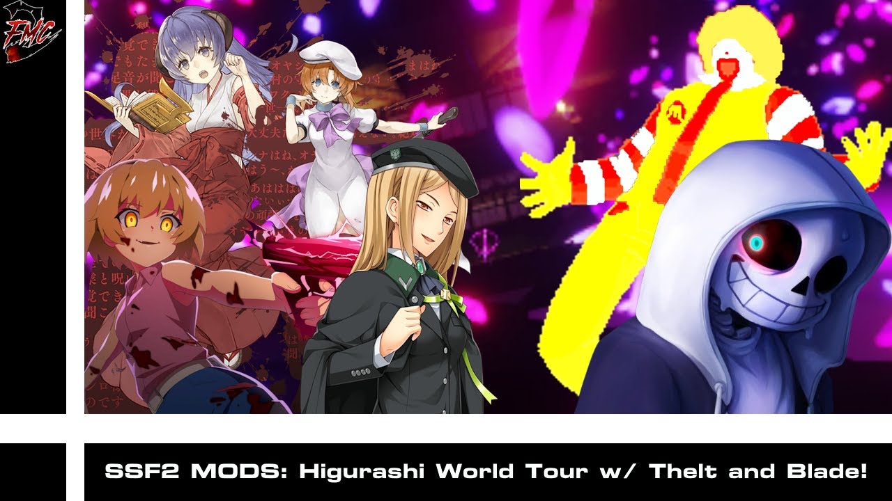 SSF2 MODS: Higurashi World Tour w/ @BladeSpeedDemon95 @Thelt122! - YouTube