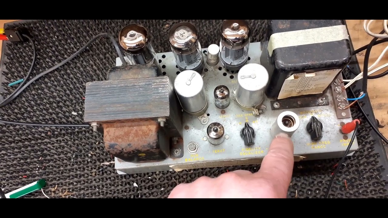 yet another ami R145 amplifier fixed - YouTube