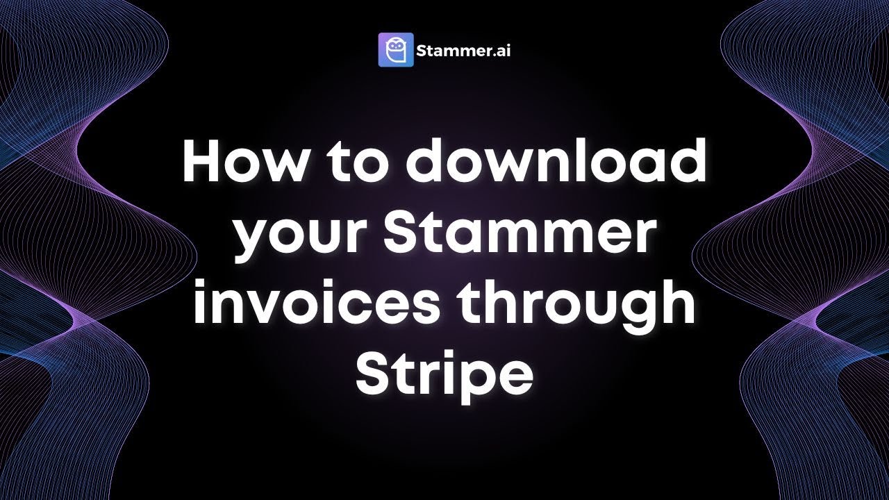How to download your Stammer invoices through Stripe - YouTube