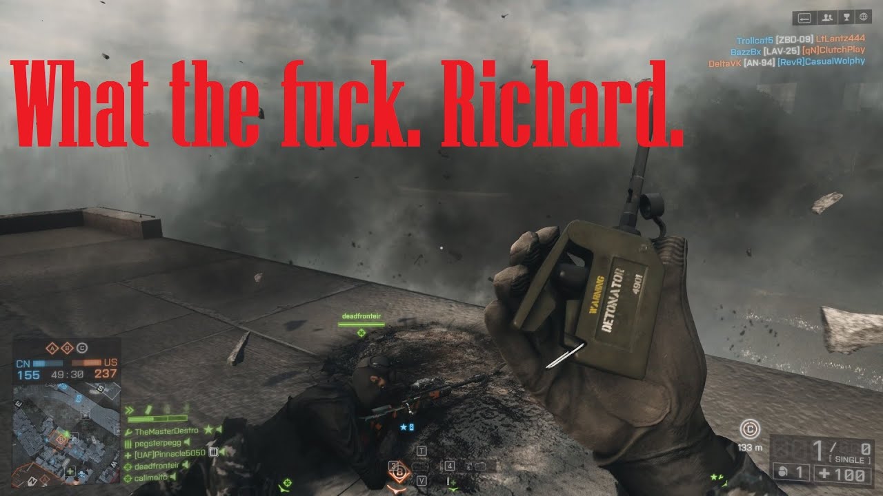 What the fuck Richard | Battlefield 4 - YouTube