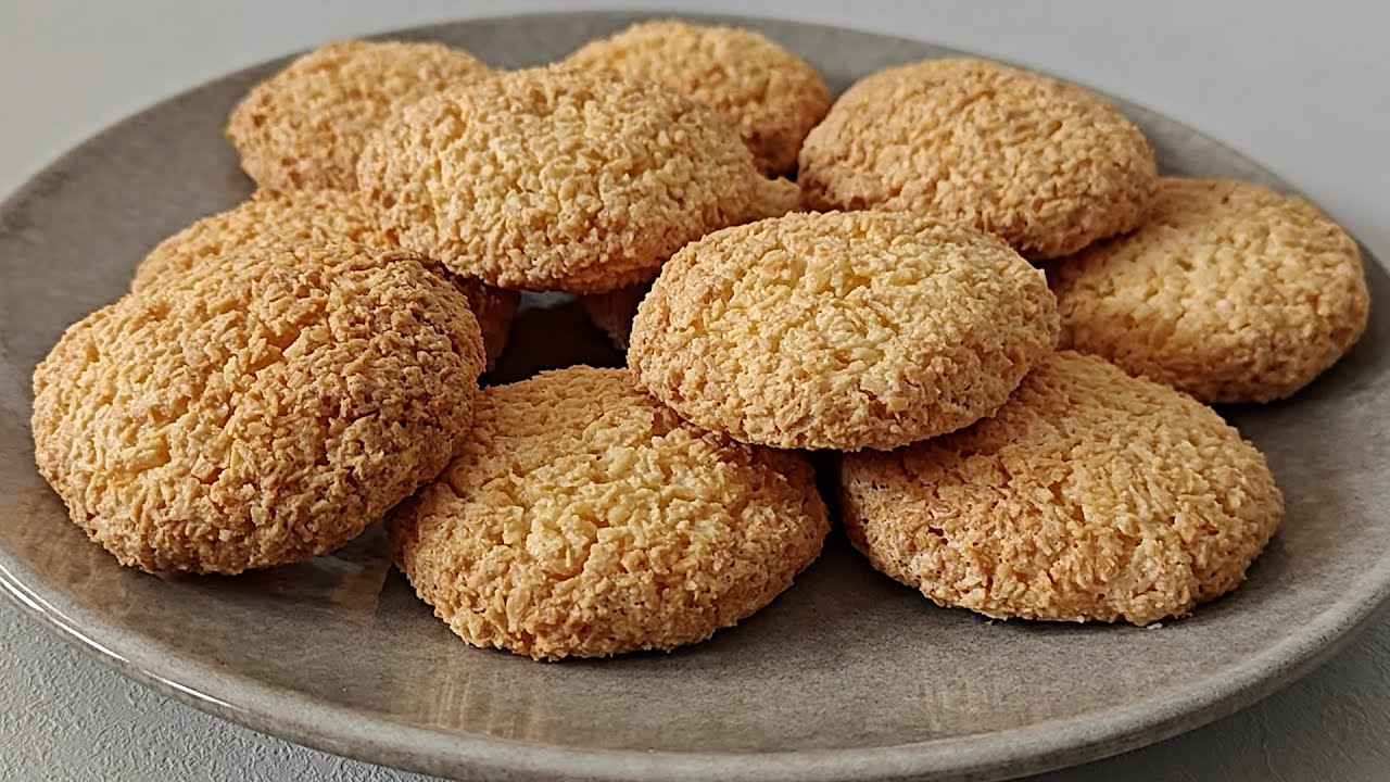 Easy Coconut Cookies | How to Make Coconut Cookies - YouTube