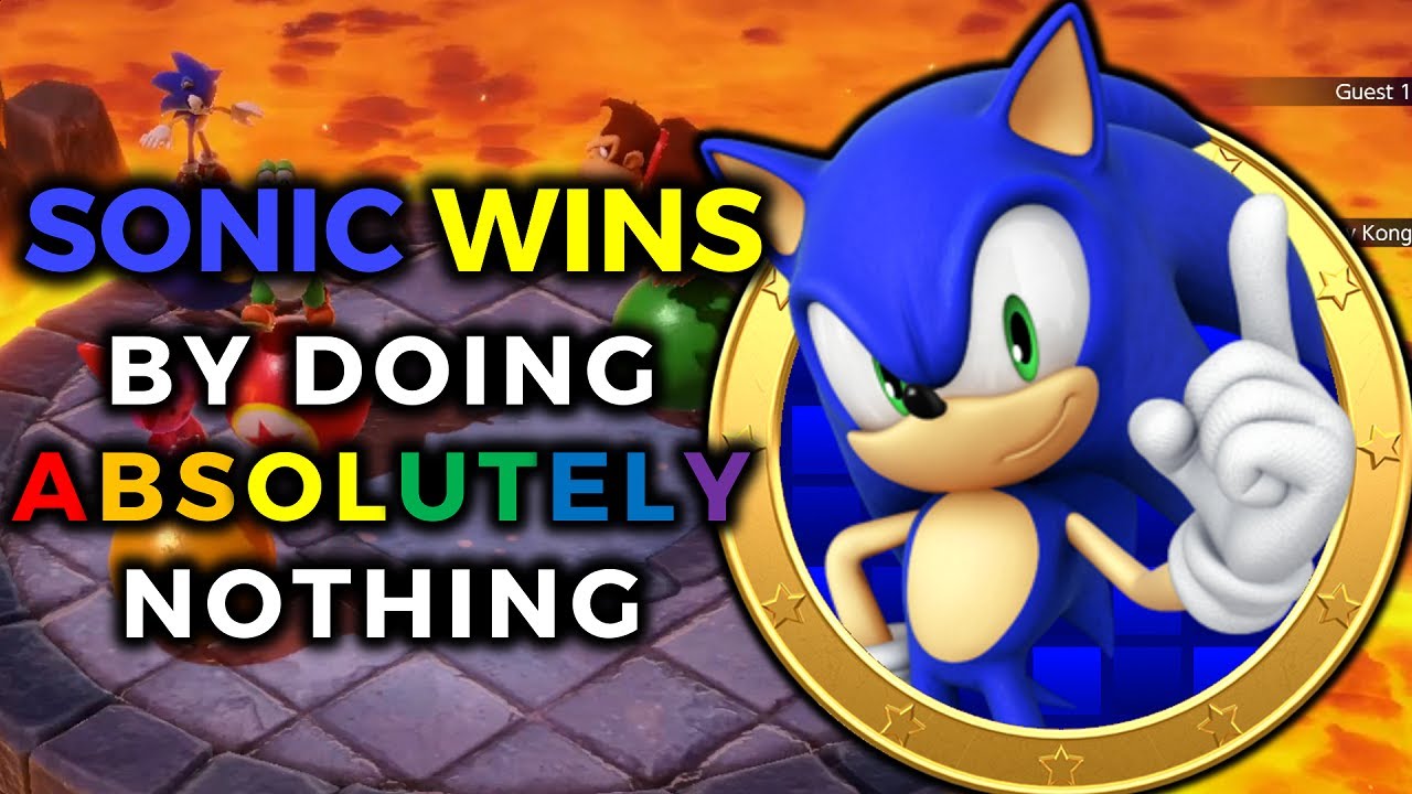 Sonic Wins By Doing Absolutely Nothing (All Games) - Mario Party ...