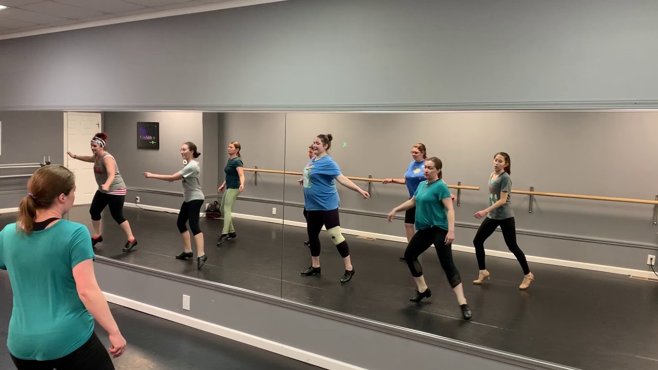 Studio b Adult Tap Recital Dance 2019 (whole class) - YouTube