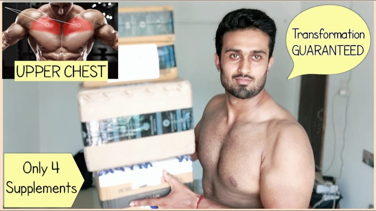 Best exercise to grow weak upper chest | Supplements you need for ...