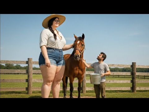 My Girlfriend is BIGGER Than a Horse! 🐴😱 (8ft Tall vs 5ft Guy)