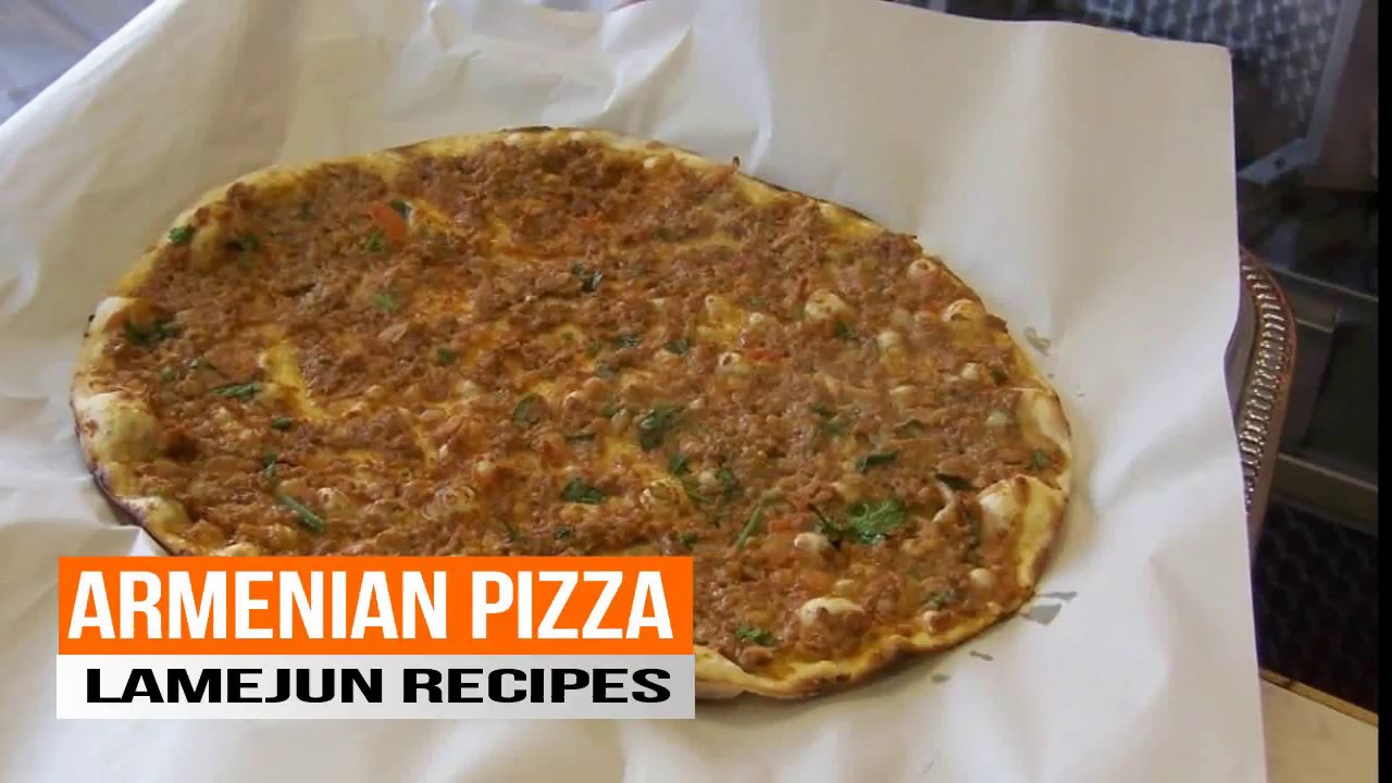 Armenian Pizza Lamejun Recipes - YouTube