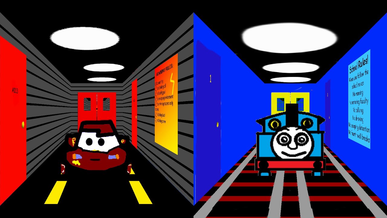 Baldi's Basics [Mod] Lightnings basics in racing & Thomas' Basics in ...