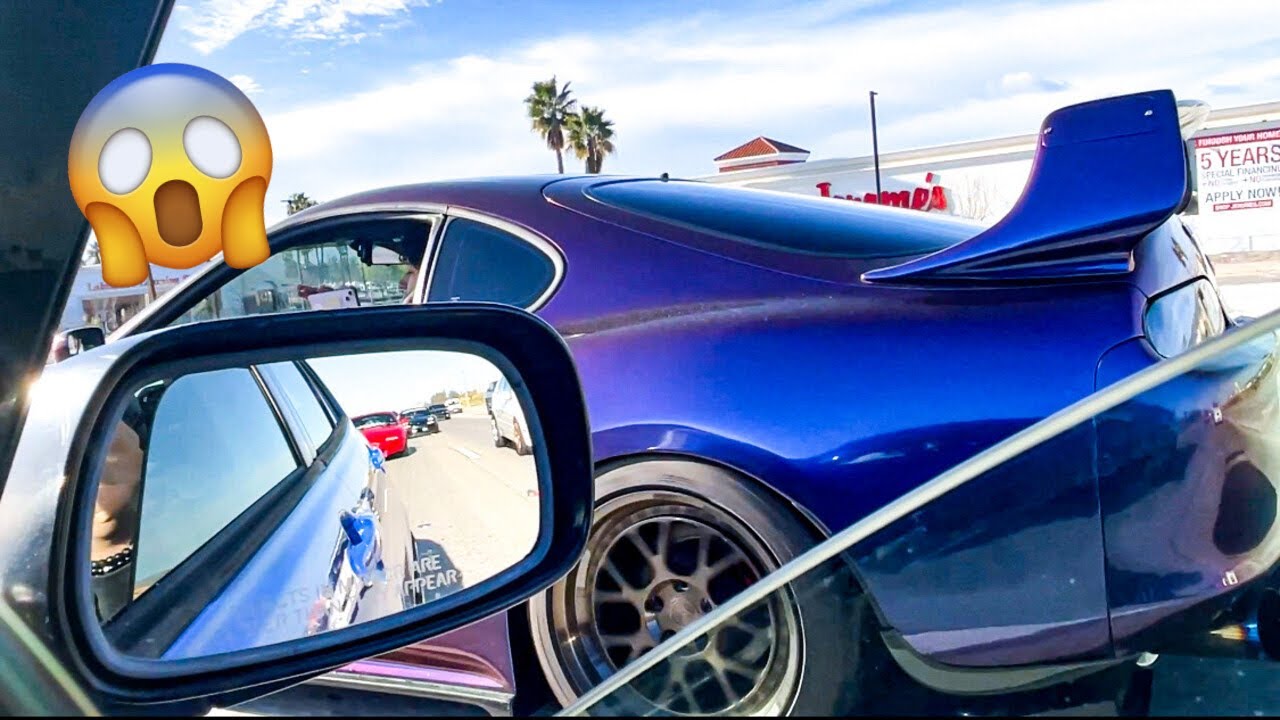 Mk4 Supra Tries to Bully my Is300!! - YouTube