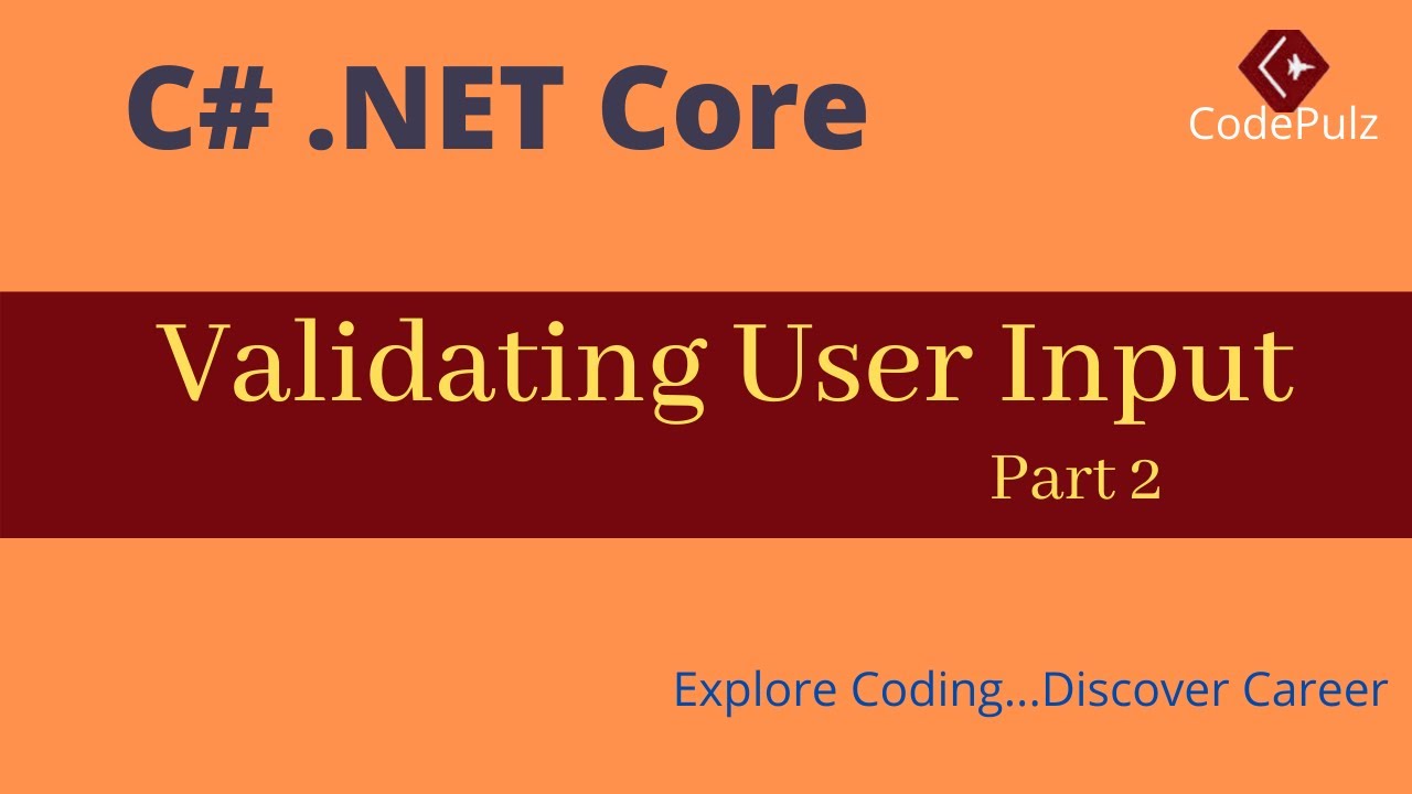 Validating User Input In C Part 2 Tryparse Converter Codepulz Youtube 3799