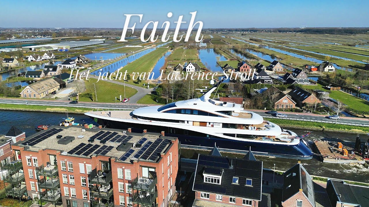 Faith; Lawrence Stroll's new yacht - YouTube