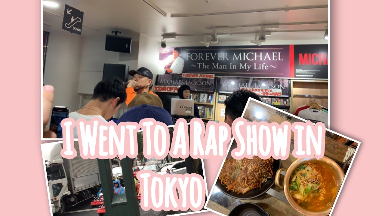 I WENT TO A FREE RAP SHOW IN TOKYO ♡ Day in My Life in Japan ♡ VLOG ...