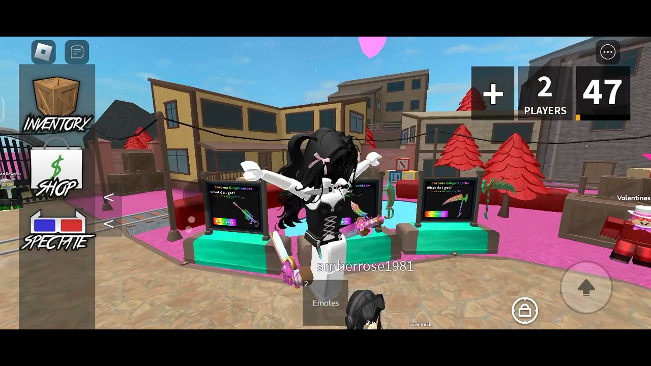 Playing kai mm2 with my bestie ♡ - YouTube