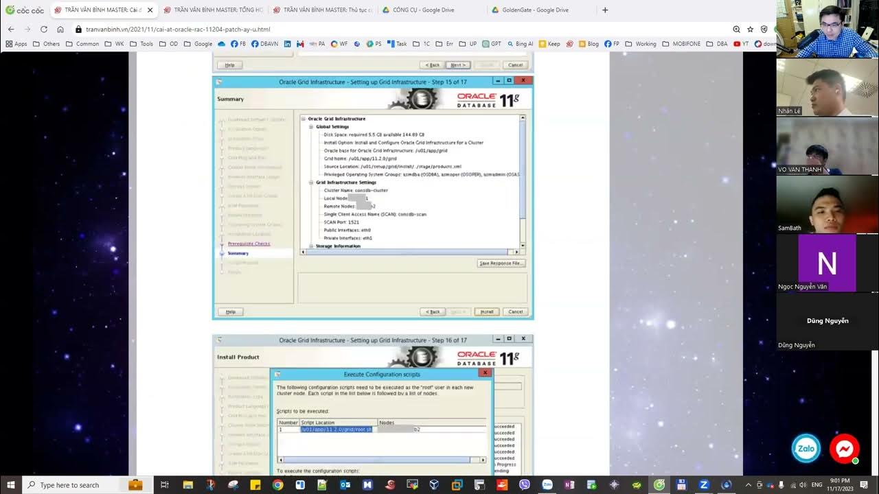 Buổi 11 - Hướng dẫn Patch Oracle RAC 11g | Trần Văn Bình Oracle Database Master - YouTube