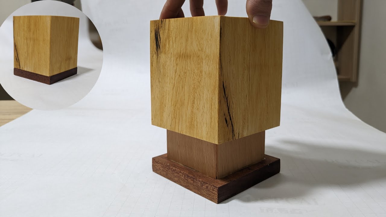Wooden Tea Box /How to make a simple tea box - YouTube