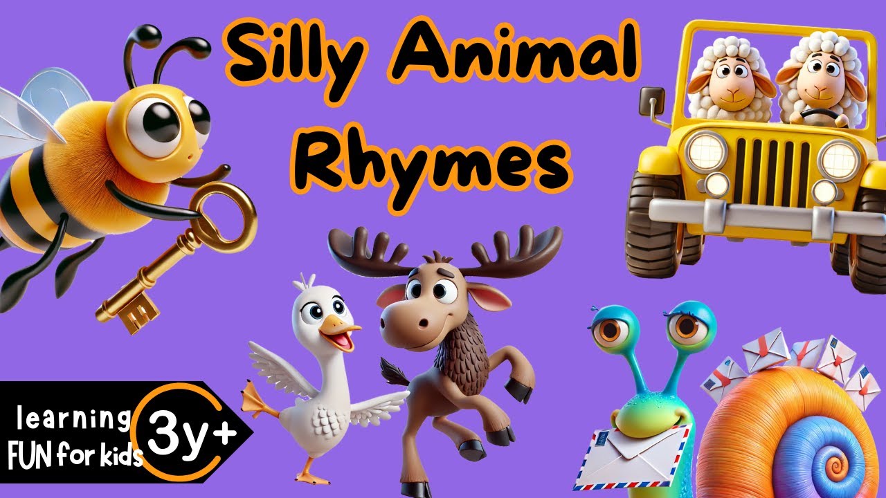 100 Silly Animal Nursery Rhymes - Part 2 - Learning Videos for Kids ...