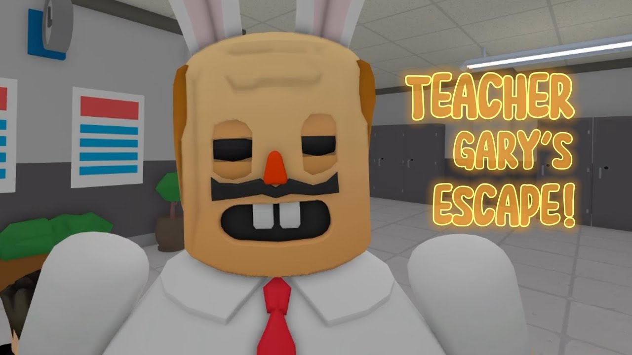 Roblox - Teacher Gary's Escape Scary obby all jumpscares Escape Roblox ...