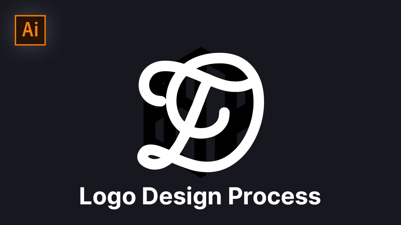 How to Design Creative Lettermark Logo in Illustrator | # ...