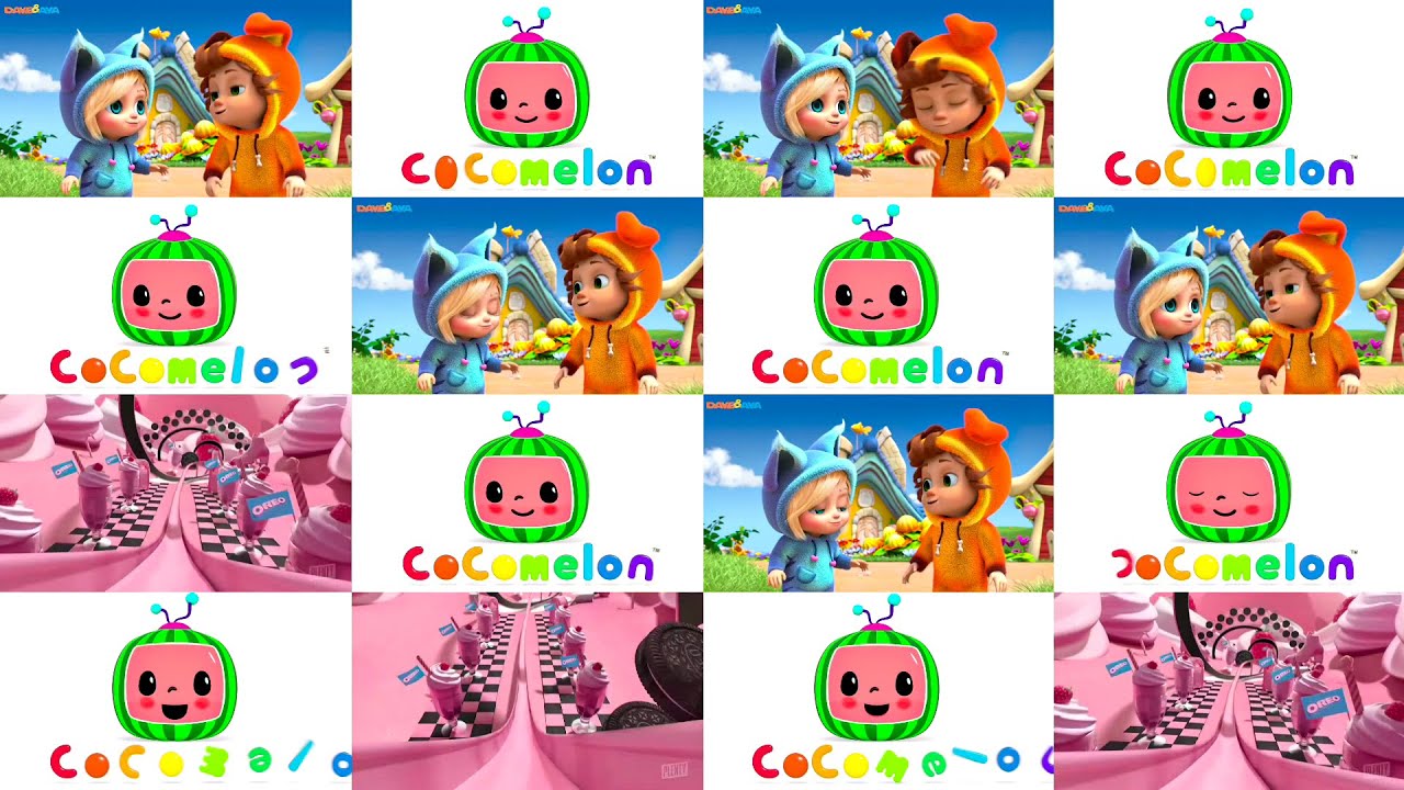 cocomelon intro + OREO Intro + Dave and Ava Intro Logo Intro Over 1 ...