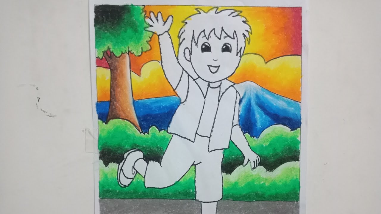 how to color the sky slh/cara mewarnai langit/cara mewarnai dengan ...