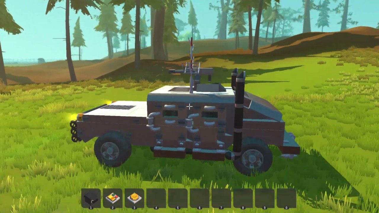 Scrap Mechanic MVS Hummer / Humvee showcase - YouTube