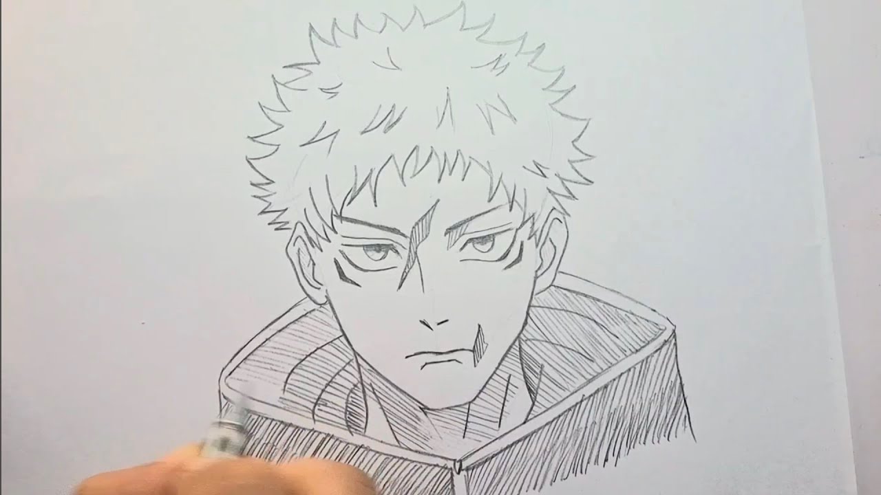 How to Draw Itadori Yuji (Sukuna) Step by Step | Easy Anime Drawing ...