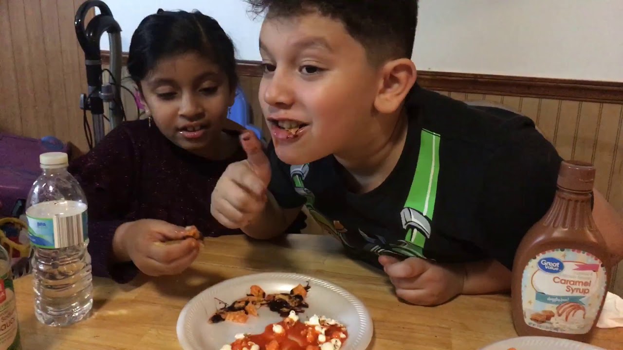 Kids food challenge - YouTube