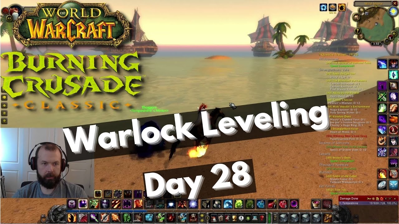 From Jungle to Swamp - Day 28 Highlights - WOW TBC Warlock Leveling ...