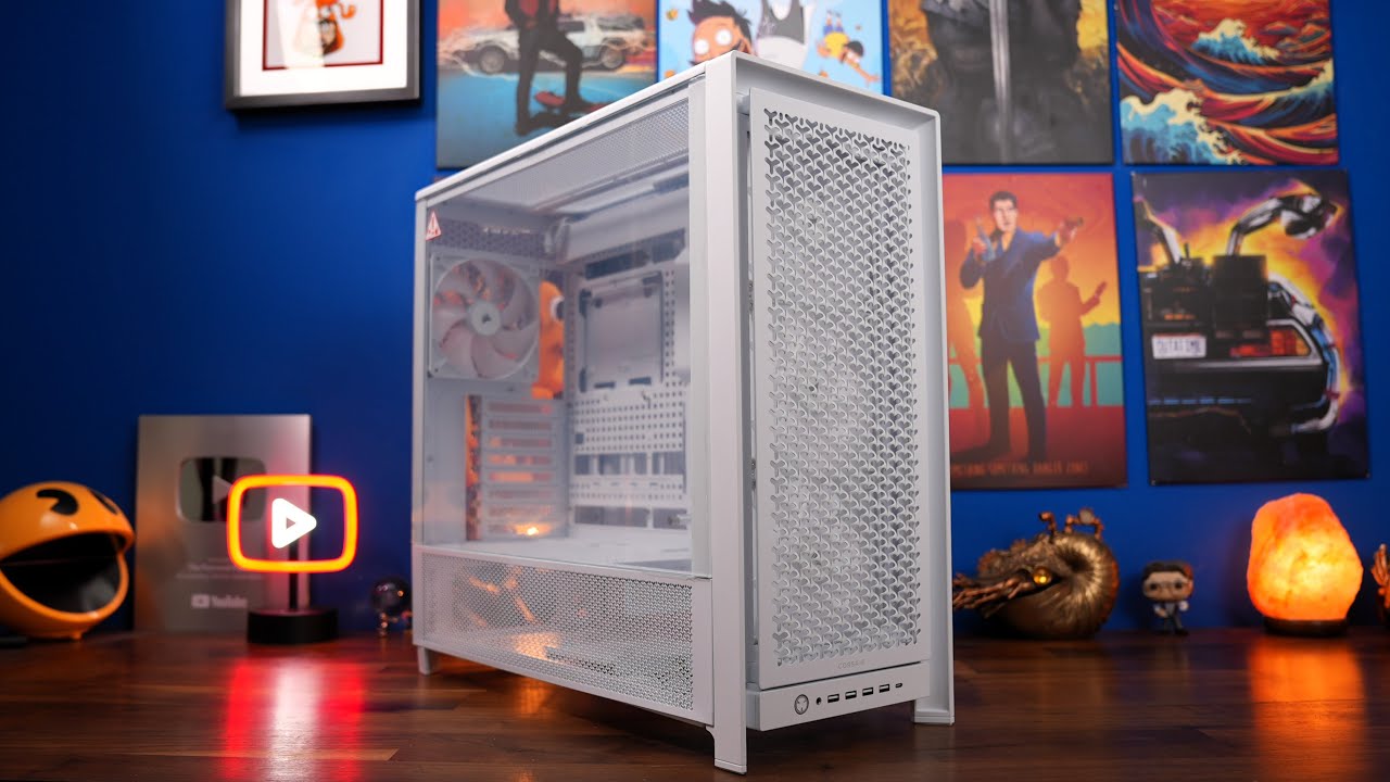 Corsair Frame 5000D PC build montage - YouTube