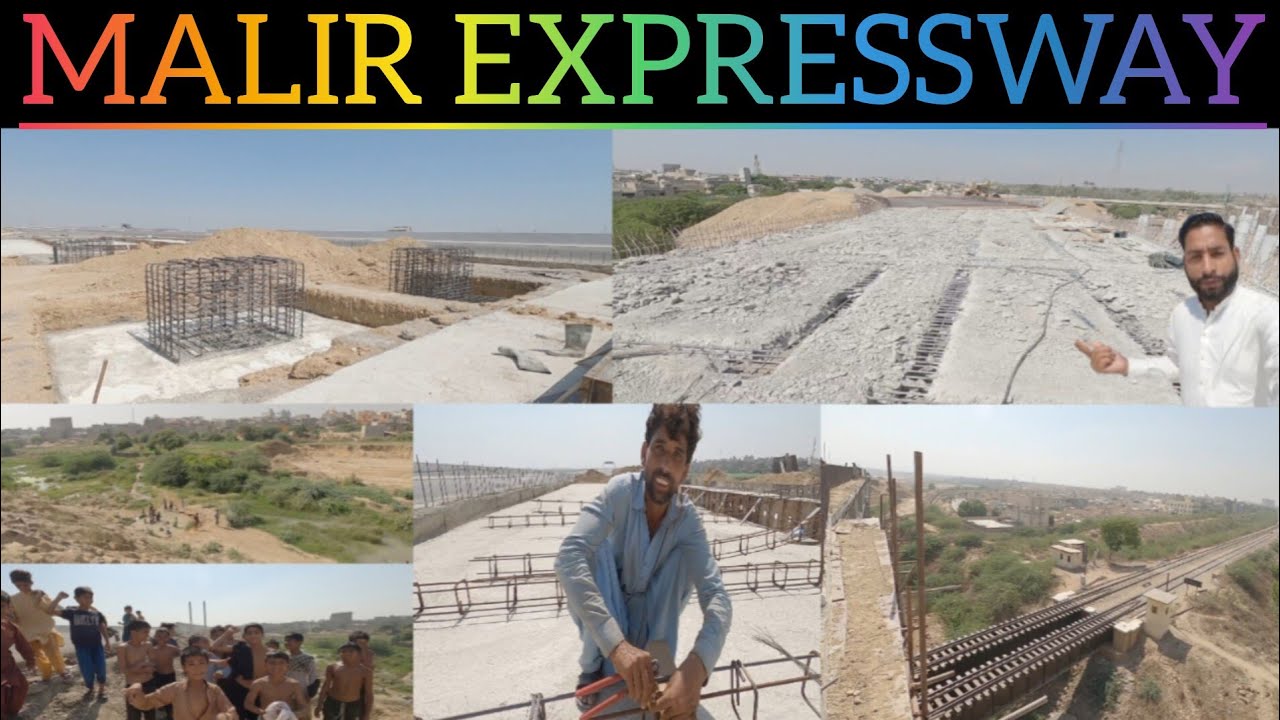 malir express way malir expressway karachi new update - YouTube