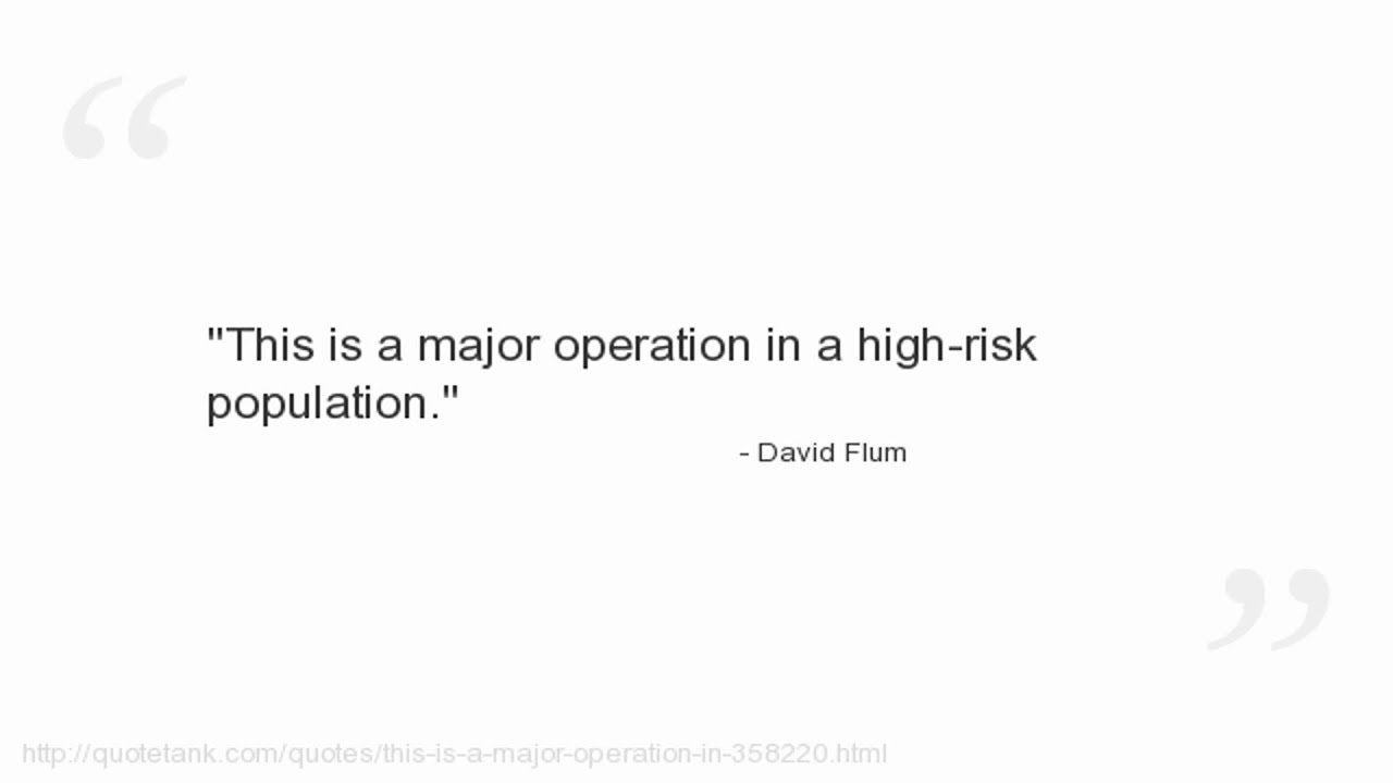 David Flum Quotes - YouTube