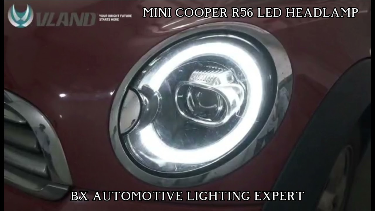 Mini CooperR55 R56 🚗 | Full Led Headlamp | Scanning Welcome Mode + Sequential Signal Light ...