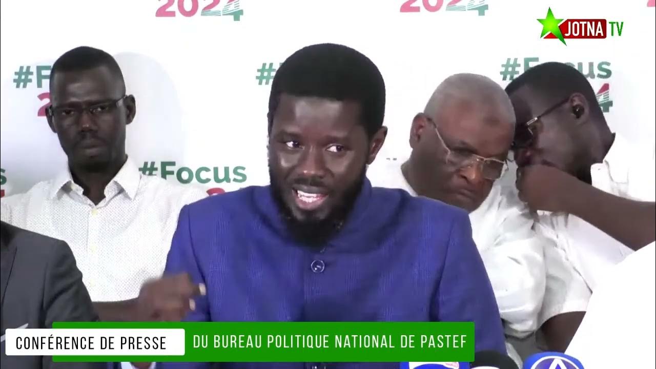 Conférence De Presse Du Bureau Politique De Pastef Avec Bassirou