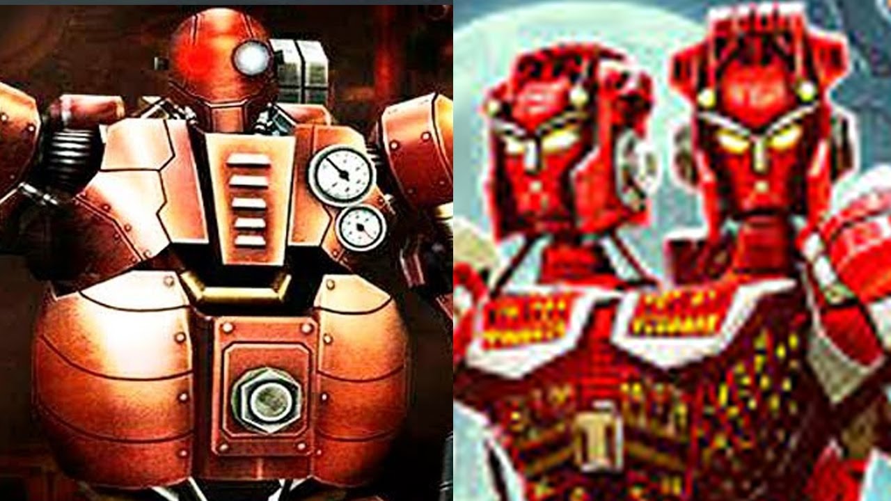 REAL STEEL WRB Fat Boy VS Atom & Sarge & Danger Zone & Ambush ...