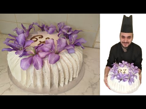 Tortların Hazırlanması #105 / Qadınlar üçün Sadə Gözəl Tort . Ad günü Tortu / #vlog 