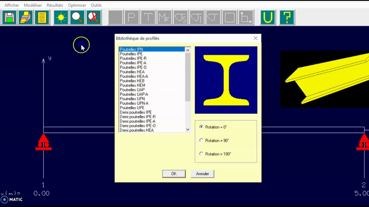 Tutoriel du logiciel RDM6 - YouTube