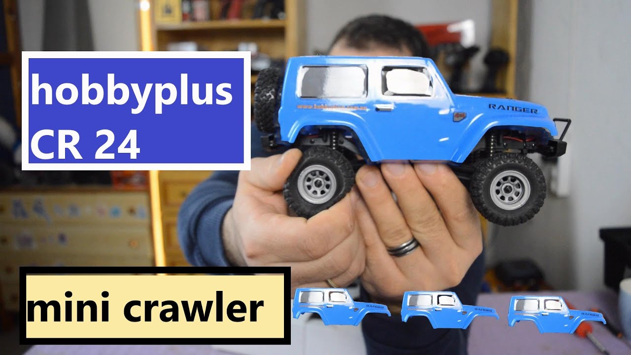 HobbyPlus CR24 mini crawler 1/24 - YouTube