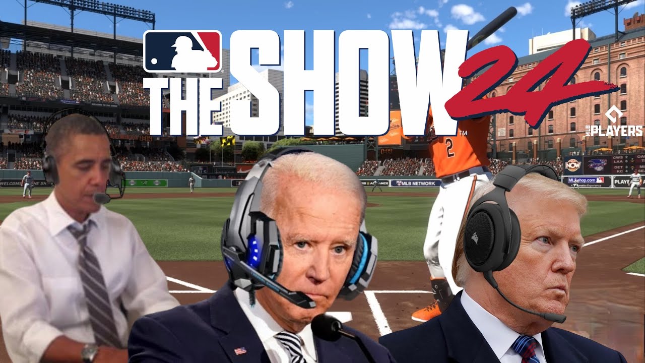 US Presidents Play MLB The Show 24 (dull) - YouTube
