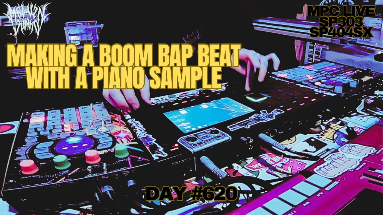 How to Make Classic 90s Boom Bap | Chopping Piano Sample | MPC Live ...