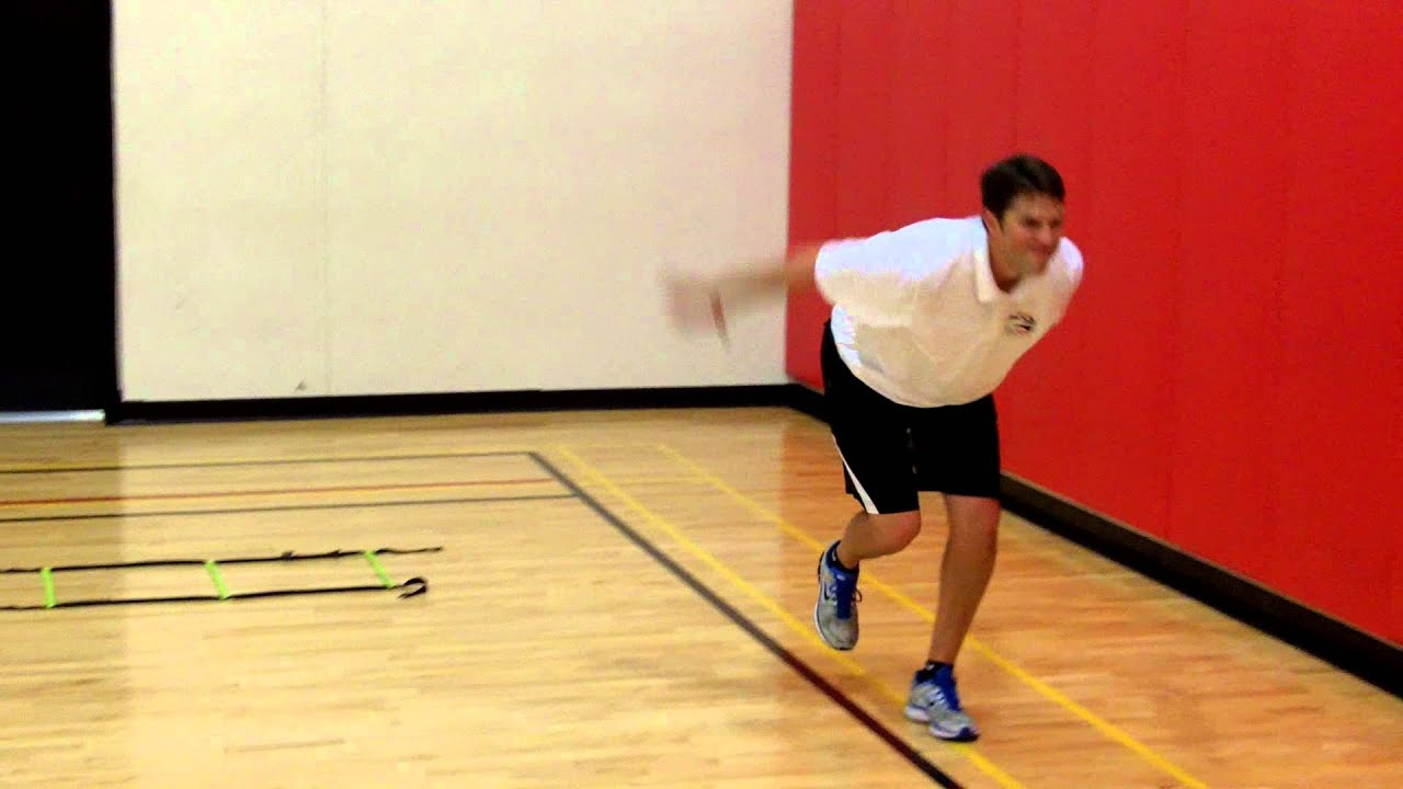 Lateral Broad Jump (Single Leg) Trail Leg - YouTube